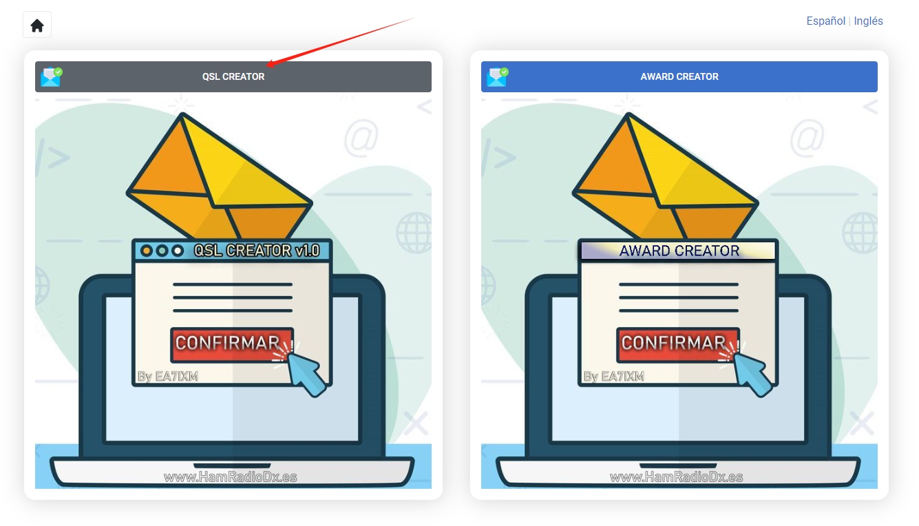 分享来自HamRadioDX的QSL卡在线发卡功能 - DoveSky|BG8LNG